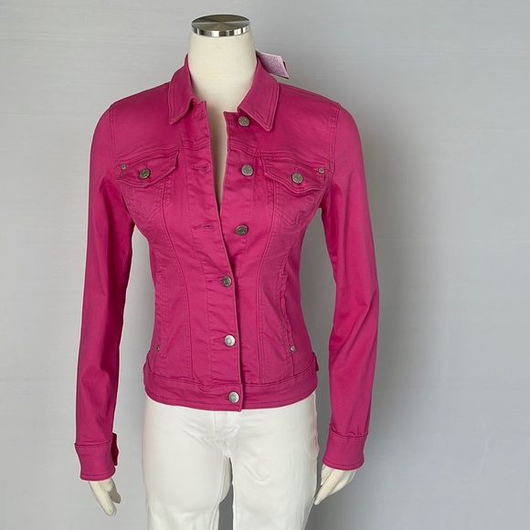 Guess | Jackets & Coats | Nwt Guess Pink Jean Jacket Size Small | Poshmark